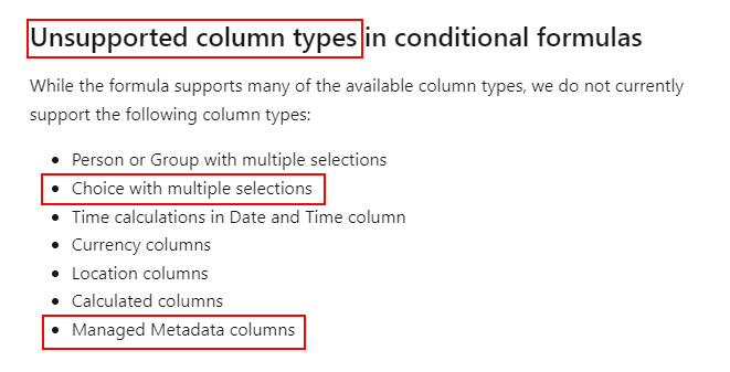 Lists Json Custom Formatting Multi Value Columns Microsoft